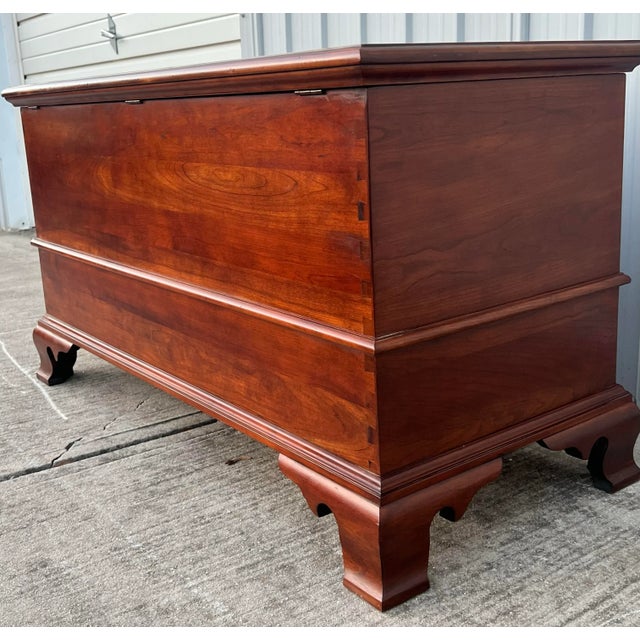 Late 20th Century Stickley Furniture Solid Cherry Chippendale Cedar ...