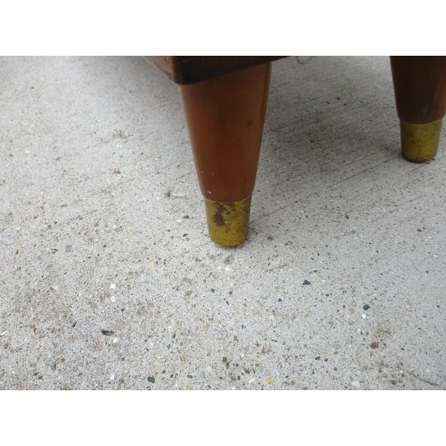 Mid-Century Modern Walnut Bookcase - Encyclopedia Stand | Chairish