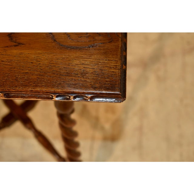Circa 1900 English Oak Side Table | Chairish
