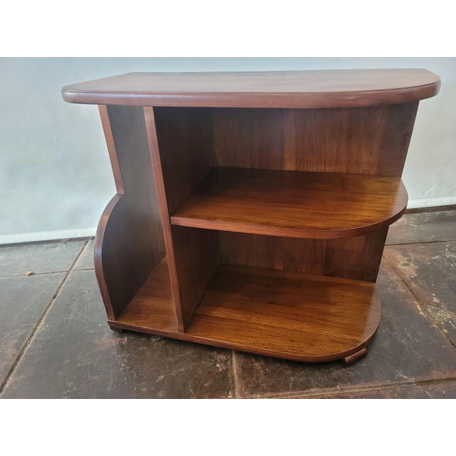 1920s Art Deco Rca Radio Company Side Table Solid Walnut | Chairish