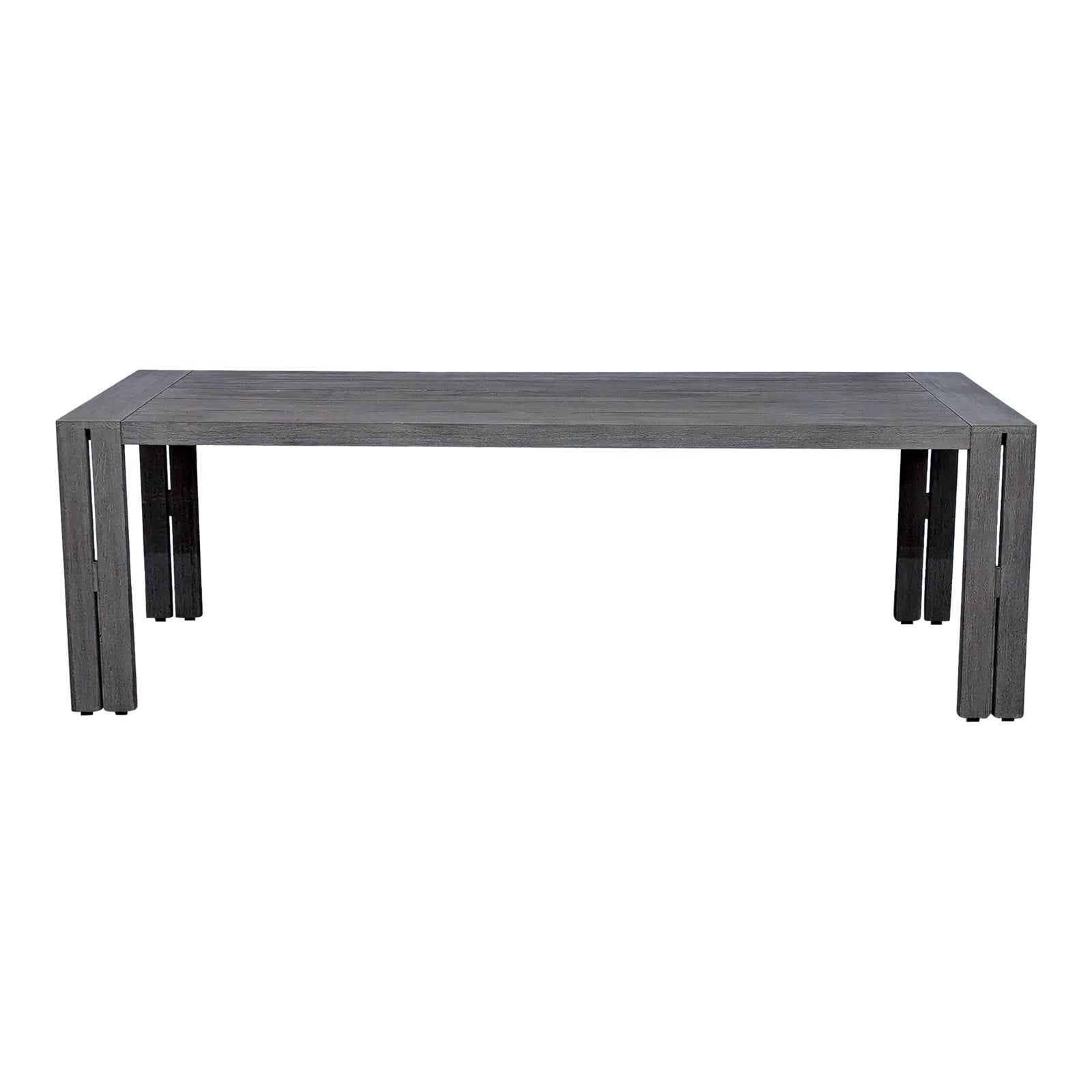 Restoration Hardware Matira Weathered Teak Outdoor Dining Table | Chairish
