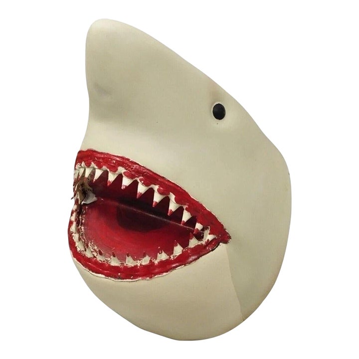 Vintage 23" Molded Rubber Jaws Great White Shark Replica Movie Prop ...
