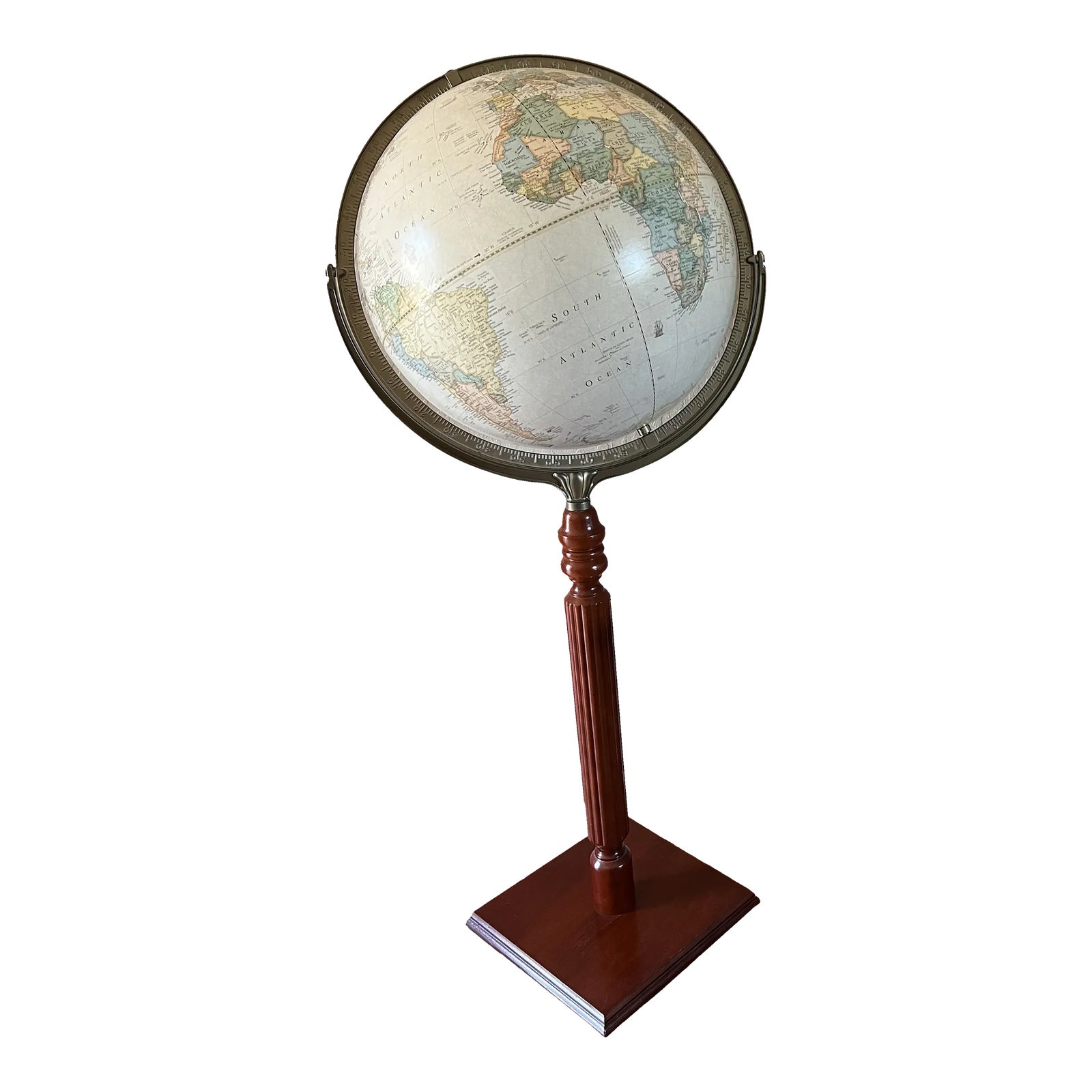 1960sGeorge F. Cram Classic Style Globe | Chairish