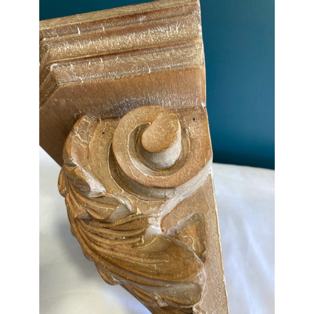 1990s Italian Scroll Corbel Wall Shelf | Chairish