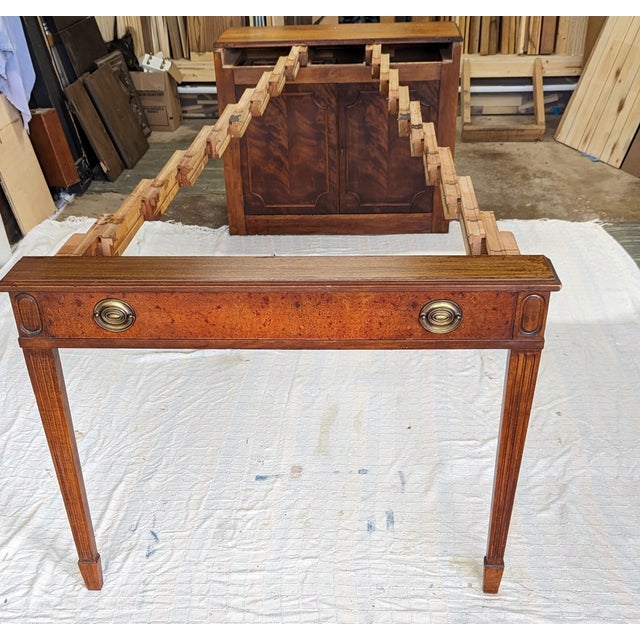 1950's Saginaw Expandable Buffet Table | Chairish