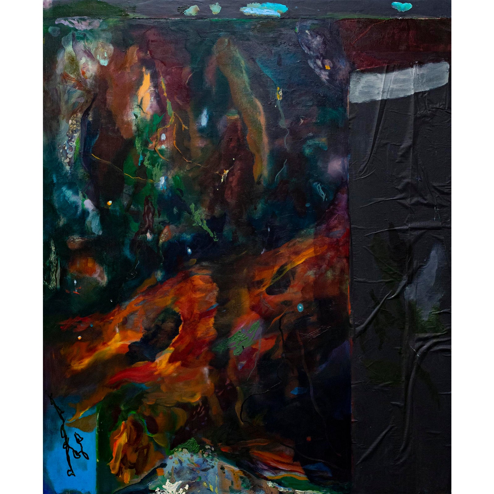 "Developed" Contemporary Abstract Original Oil Painting by Matt Coombs ...