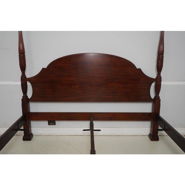 Henkel Harris King Size Model 151 Mahogany Poster Bed | Chairish