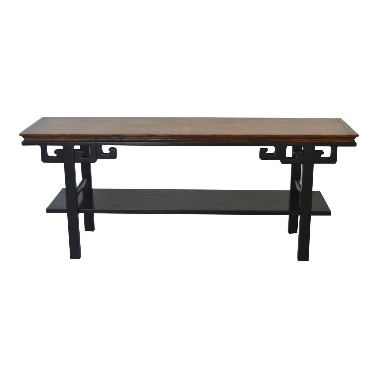 1960s Mid-Century Asian Inspired Console Table | Chairish