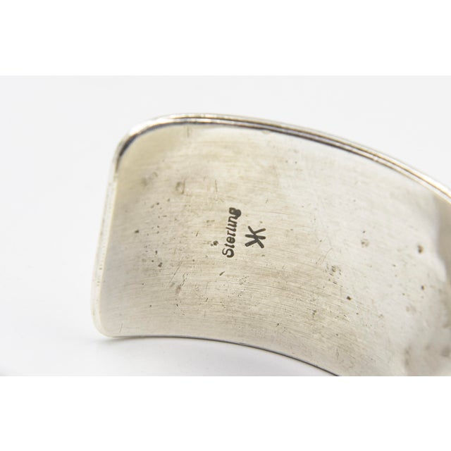 Late 20th Century Native American Sterling Silver Cuff Bracelet by ...