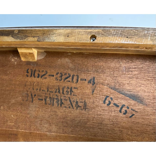 Mid Century Modern Drexel “Collage” Dining Table With 2 Leaves | Chairish