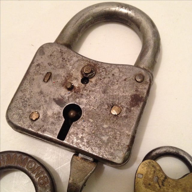 Assorted Antique Locks - Set of 5 | Chairish
