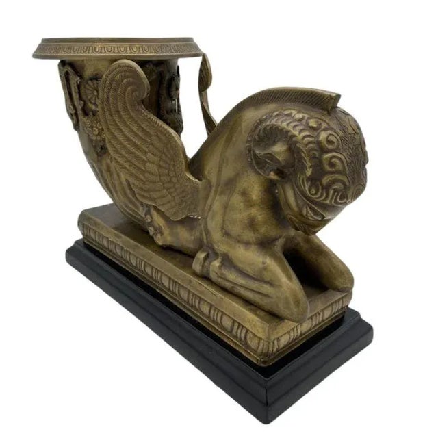 1900 Golden Fleece Chrysomallos Winged Ram Bronze Mantle Urn | Chairish