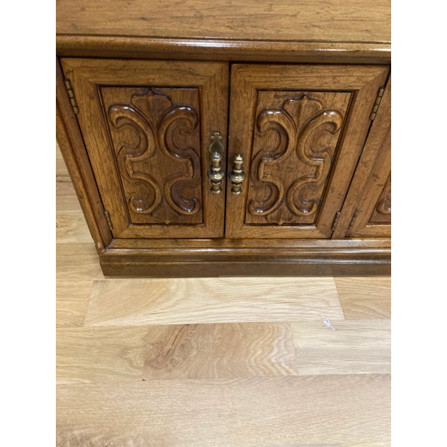 1960s Drexel Low Side Table Entertainment Stand | Chairish