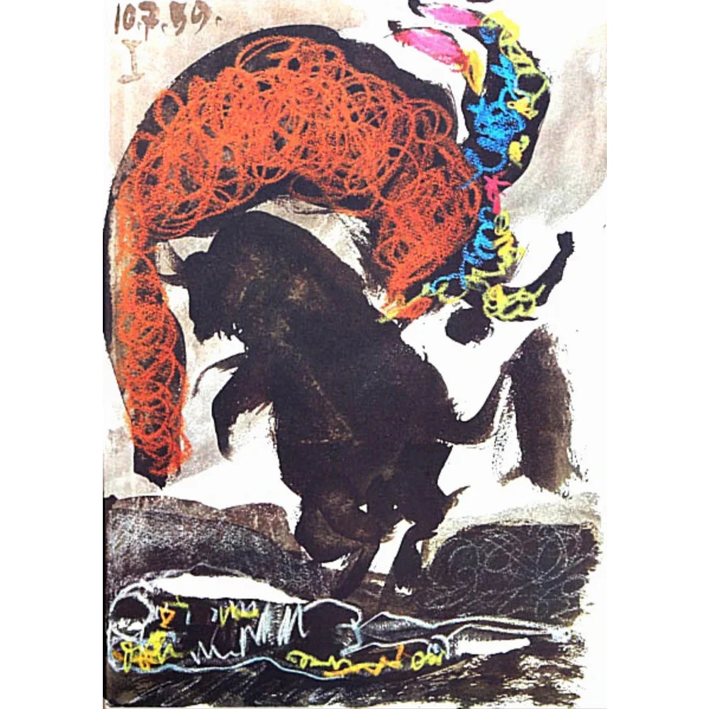 Pablo Picasso, Matador & Bull from First Edition of Toros y Toreros ...
