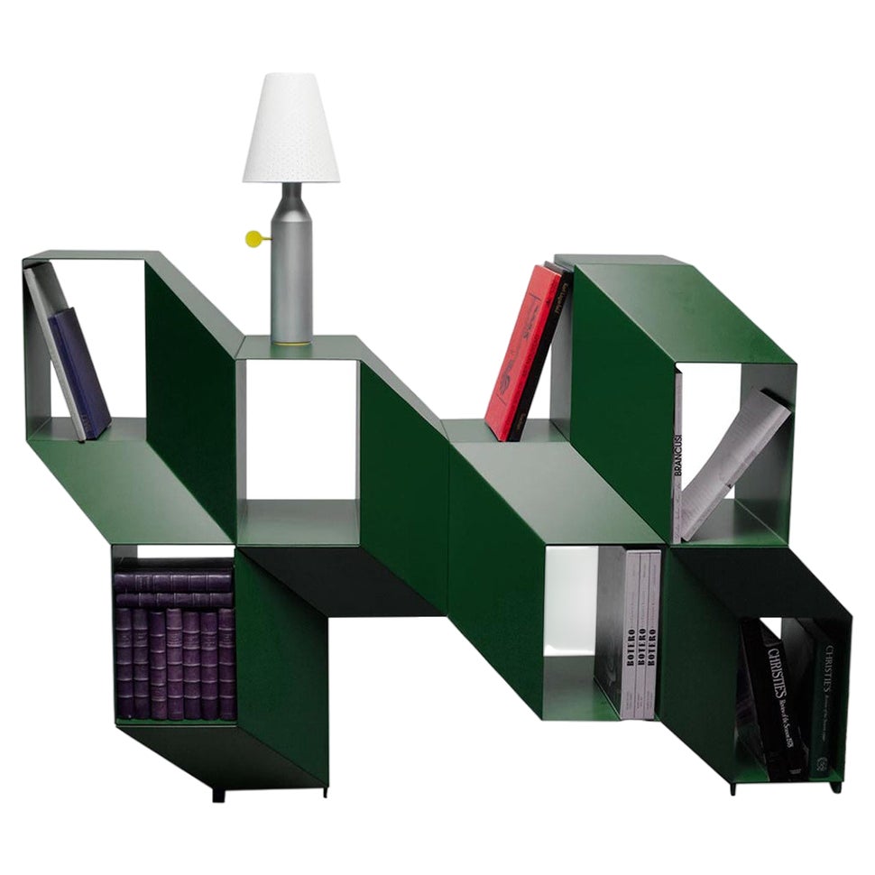 Green Sculptural Rocky Credenza by Charles Kalpakian | Chairish