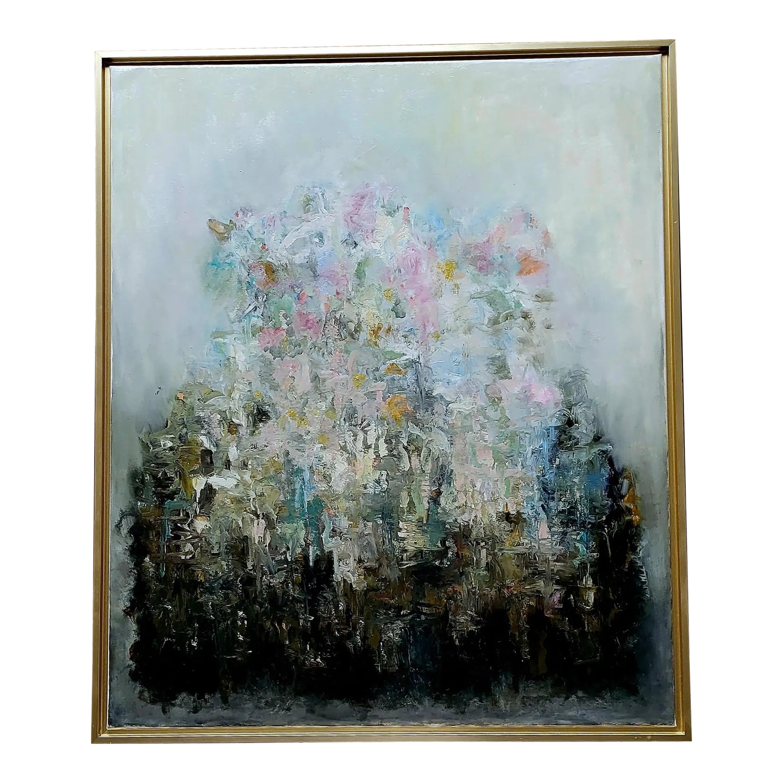 Abstract Expressionist Oil Painting, "Fragile Monsters #321" by Lynn ...