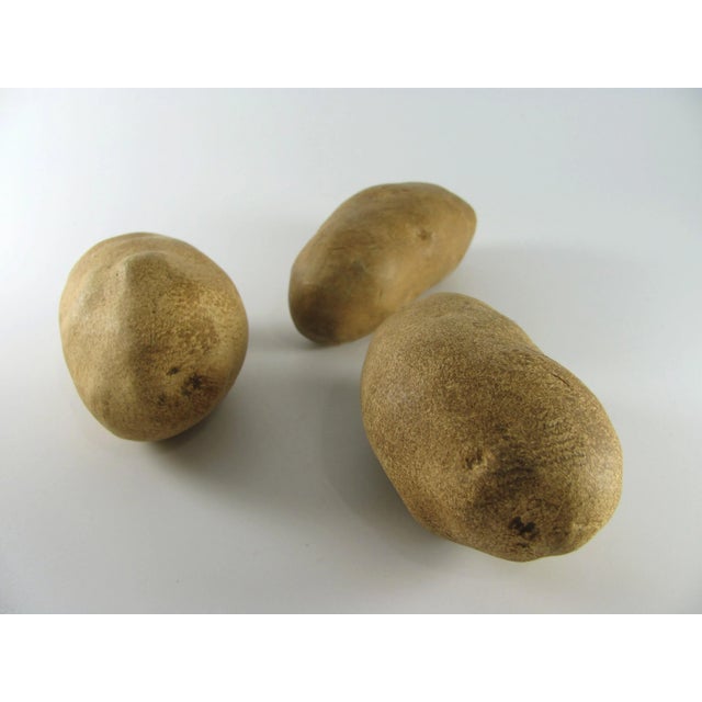 Realistic Faux Fake Artificial Ceramic Vegetable Potato Food - Set of 3 ...