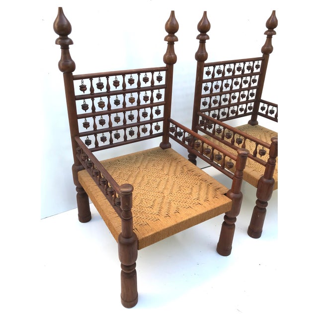 Traditional Indian Wedding Chairs- a Pair | Chairish