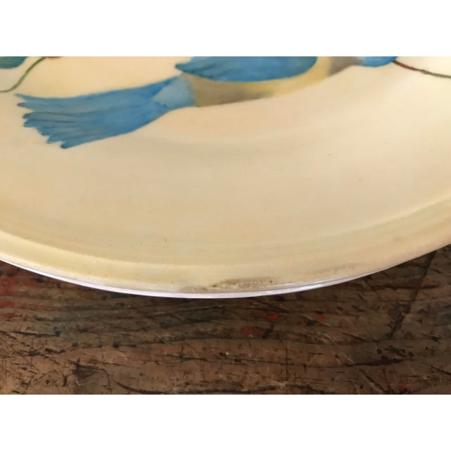 1940s Vintage Hand-Painted Decorative Plates - Set of 4 | Chairish