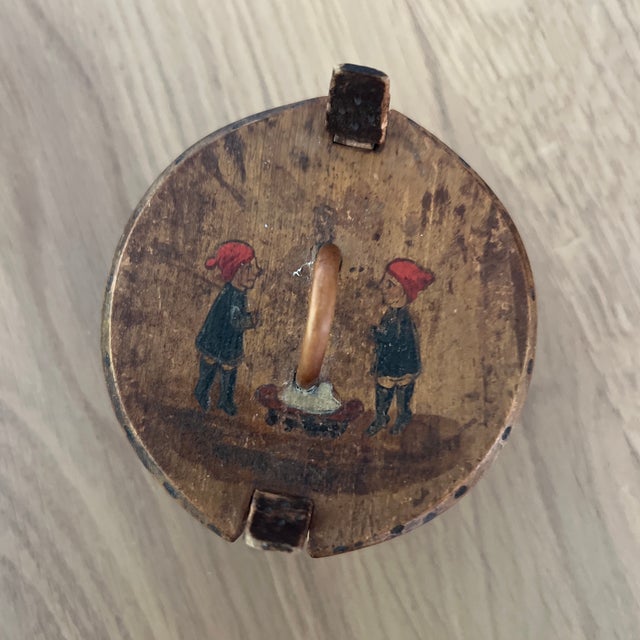 Antique Signed Danish Miniature Tini Wood Box With Tomken | Chairish