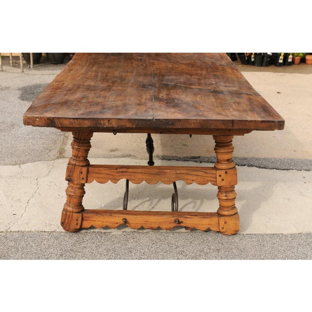 19th Century A Robust Italian Long Dining Table | Chairish