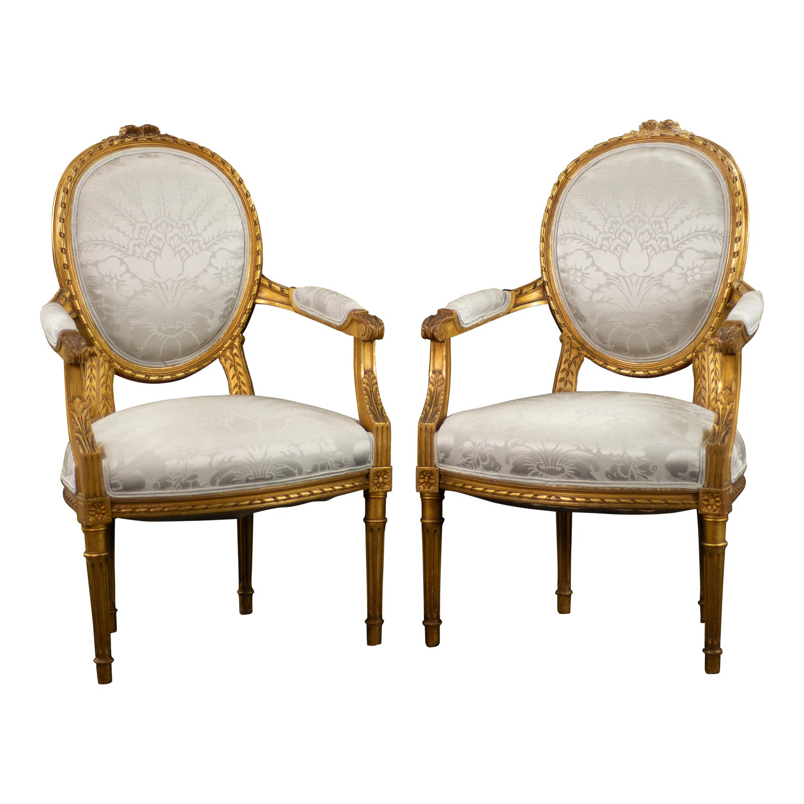 New Pink Thibault Cotton on 1920s Louis XV-style French Provincial ...