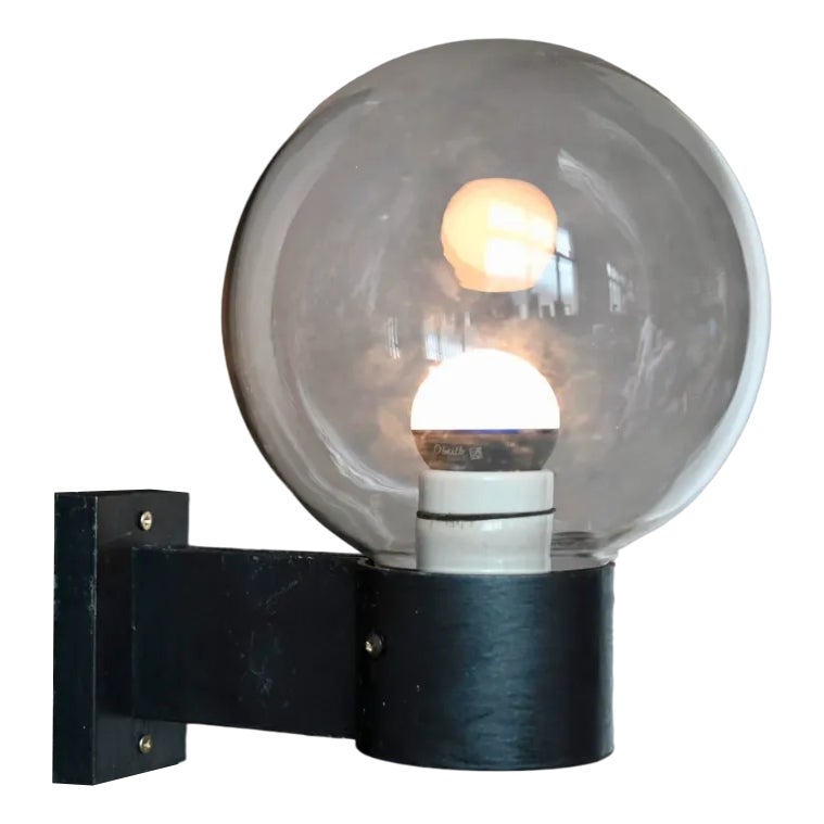 Minimalist Modern Wall Light Glass and Metal Ball Lighting Fixture ...