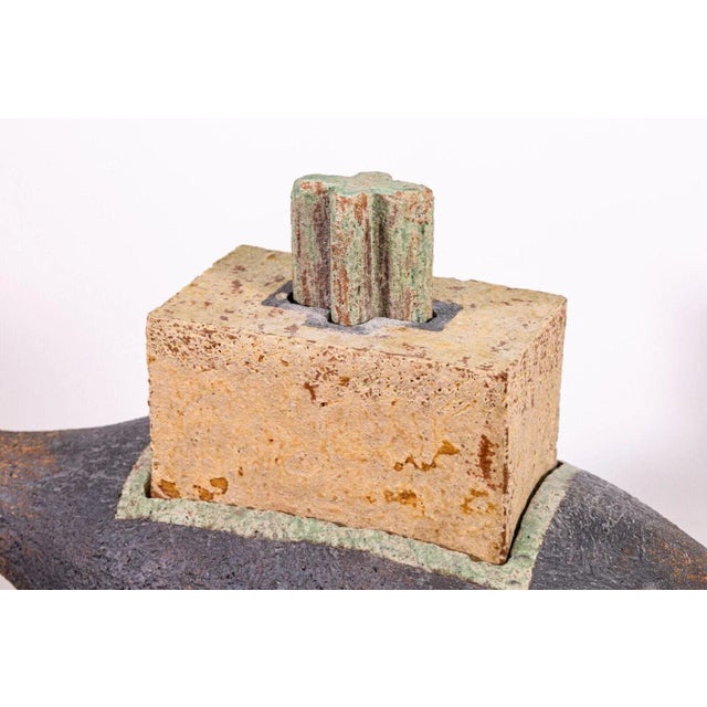 John Gill Contemporary Abstract Stoneware Biomorphic Sculpture Statue ...