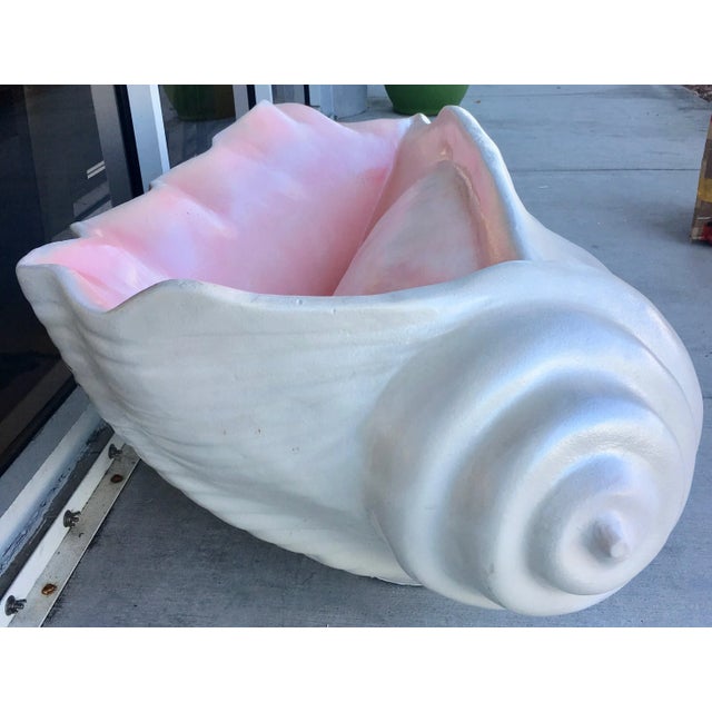 XL Fiberglass Seashell | Chairish