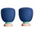 Collection Blue Puff Toad Stools by Pepe Albargues, Set of 2 | Chairish