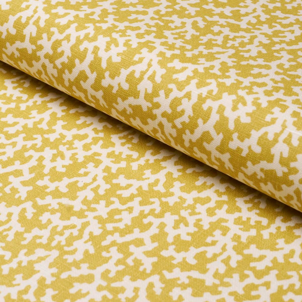SAMPLE - Schumacher x Veere Greeney Folly Fabric In Mimosa | Chairish