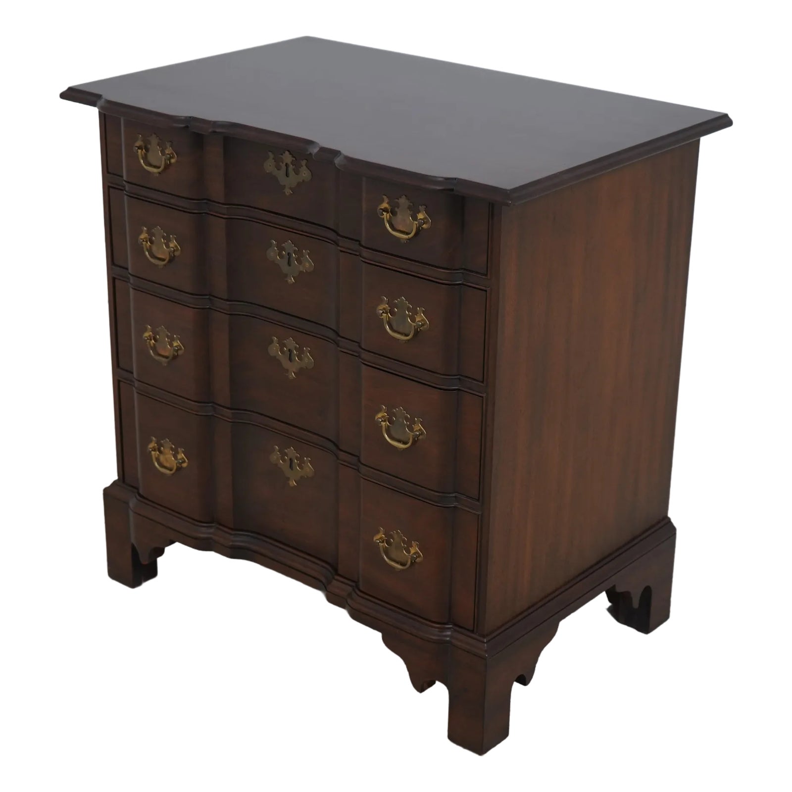 Kittinger T223 Goddard Townsend Block Front Mahogany Chest | Chairish