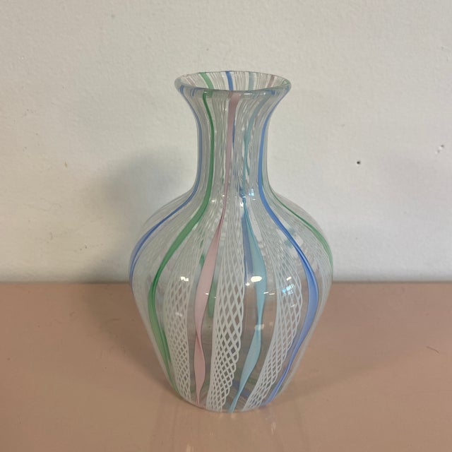 La Fenice Murano Glass Vase | Chairish