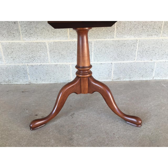 Henkel Harris Wild Black Cherry Jefferson Table - Finish 24 | Chairish
