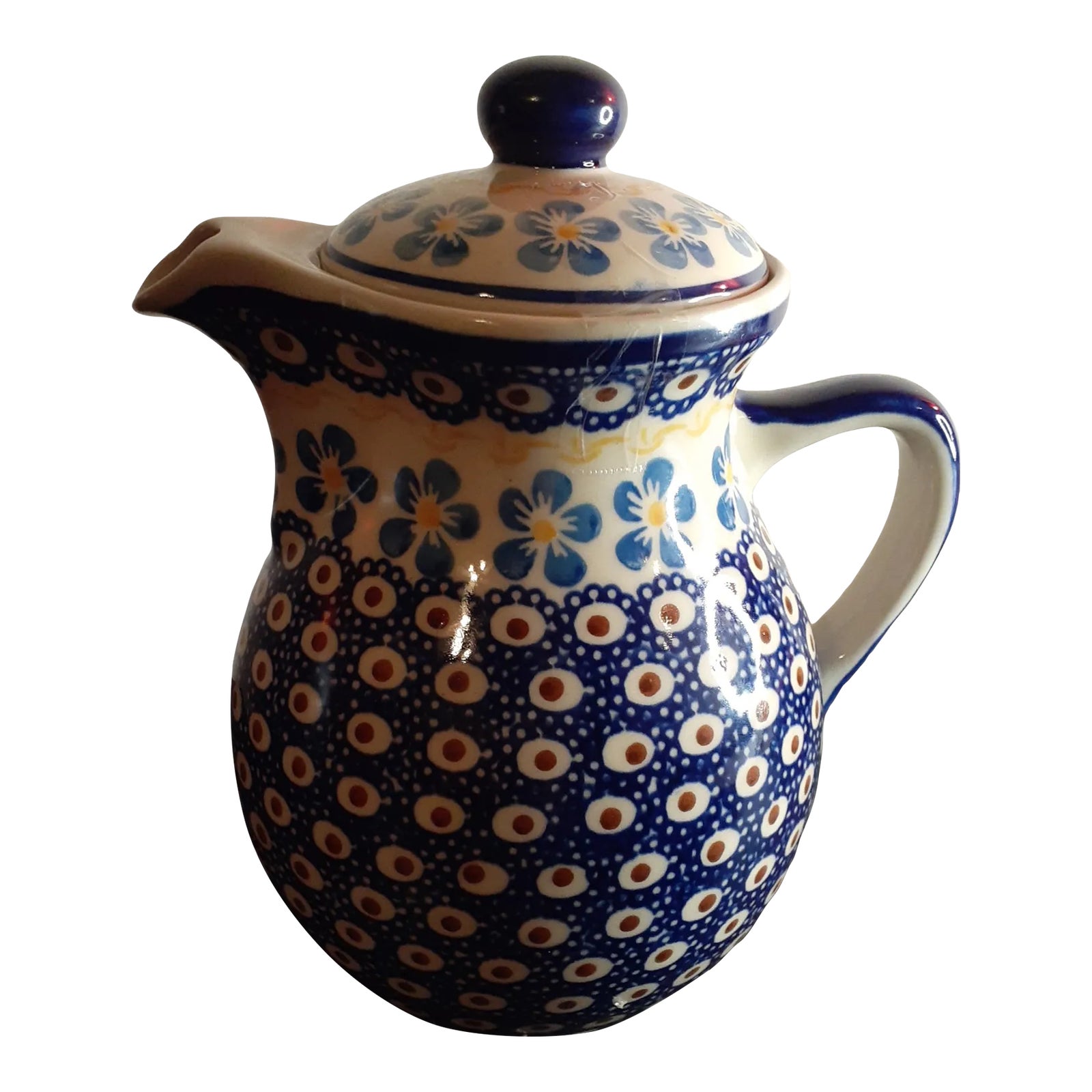 Vintage Boleslaweic Wiza Made in Poland Teapot | Chairish