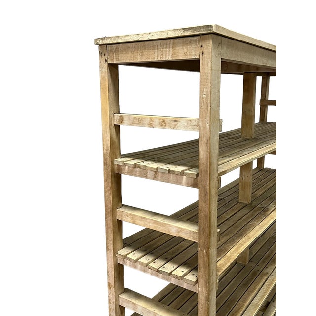 1910s Antique French Wooden Bakery Cart | Chairish