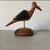 Vintage Hand-Carved Wooden Sea Bird Statue on Stand | Chairish