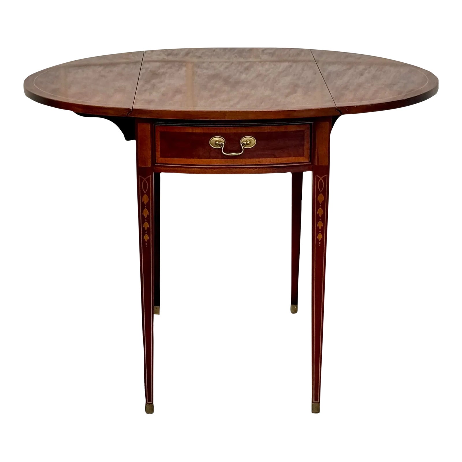 Pembroke Dropleaf Table American Masterpiece by Hickory | Chairish