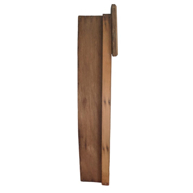 Vintage Nautical Wooden Boat Wall Display Shelving Unit | Chairish