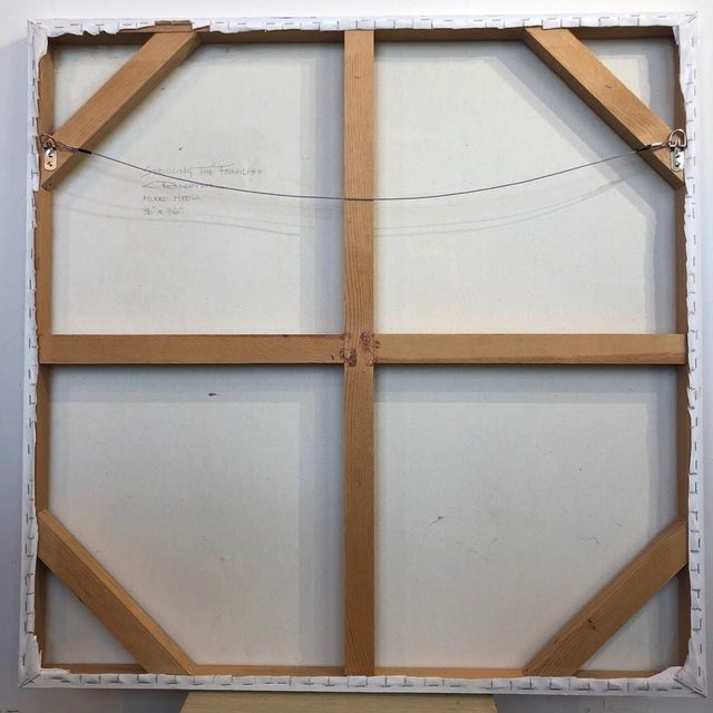 "Seducing the Formless" Contemporary Original Abstract Mixed-Media ...