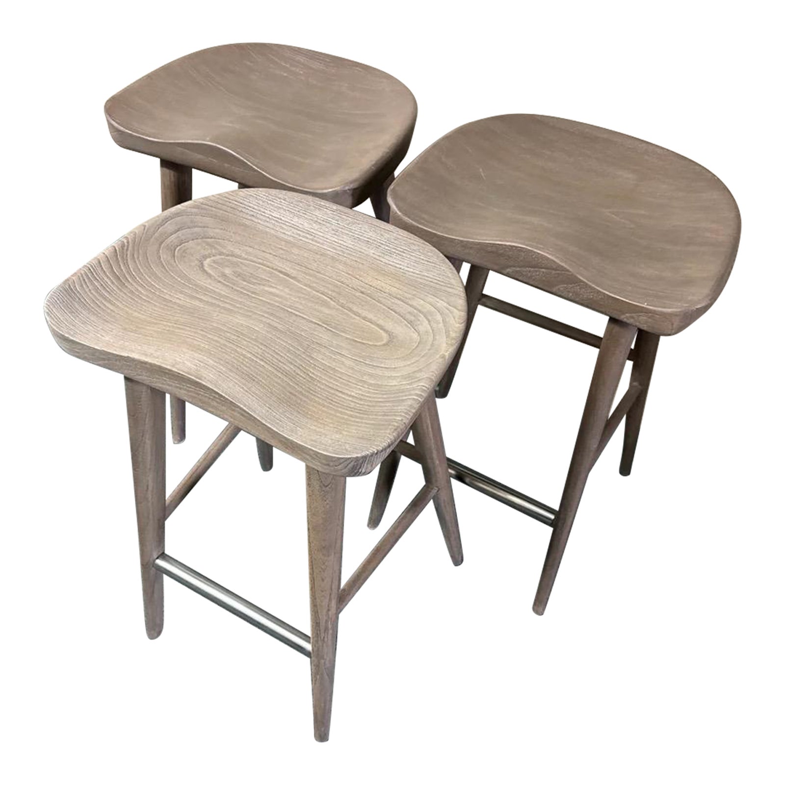 Brownstone Balboa Counter Stools, a Set of Three | Chairish