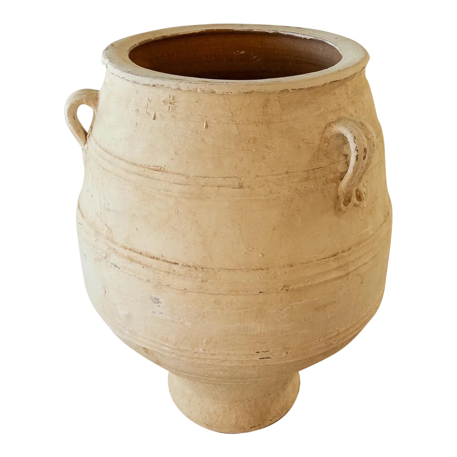 Antique Large Greek Terracotta Pot | Chairish