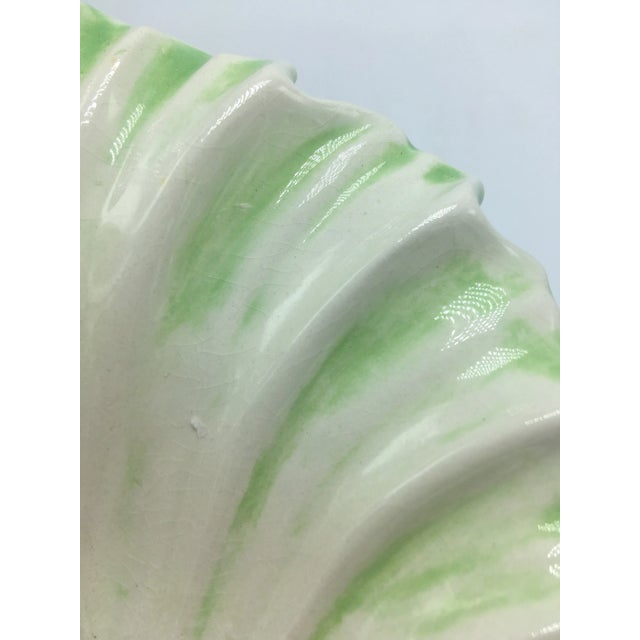 1960s Ceramic Shell Bowl | Chairish