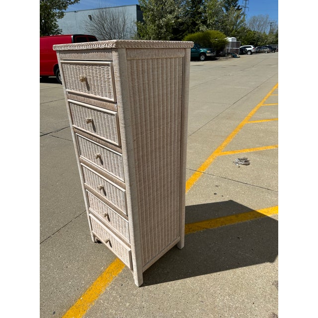 Henry Link for Lexington Wicker Lingerie Chest | Chairish