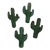 Vintage Saguaro Green Metal Cactus Napkin Rings- Set of 4 | Chairish