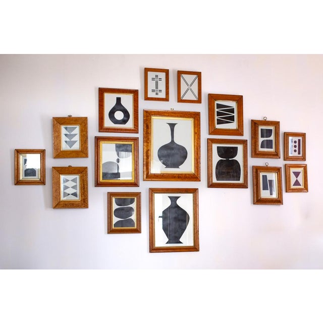 Mid 19th Century Pair of Antique Birdseye Maple Frames With Original ...