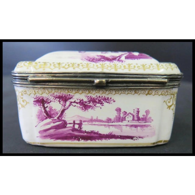 Vintage Porcelain Trinket Box | Chairish