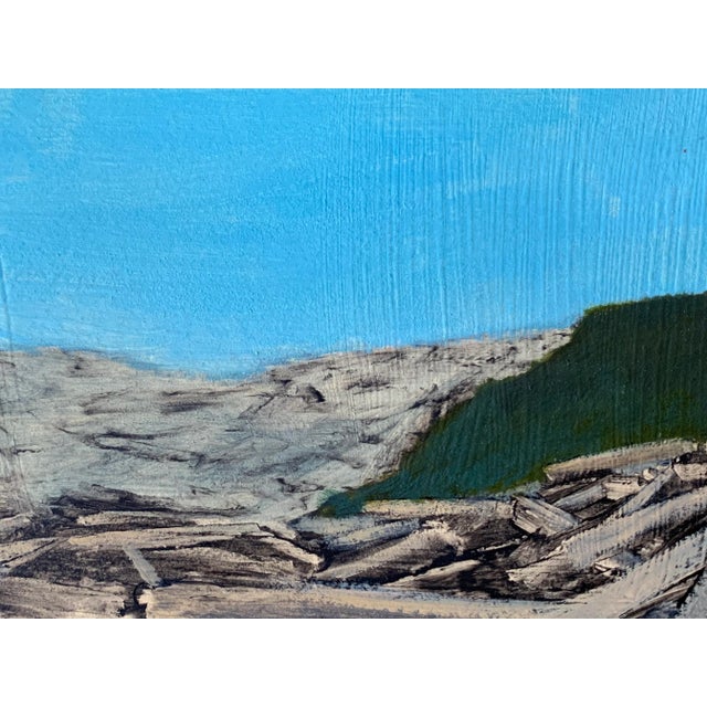 Oil Painting of a Pacific Northwest Logging Scene | Chairish