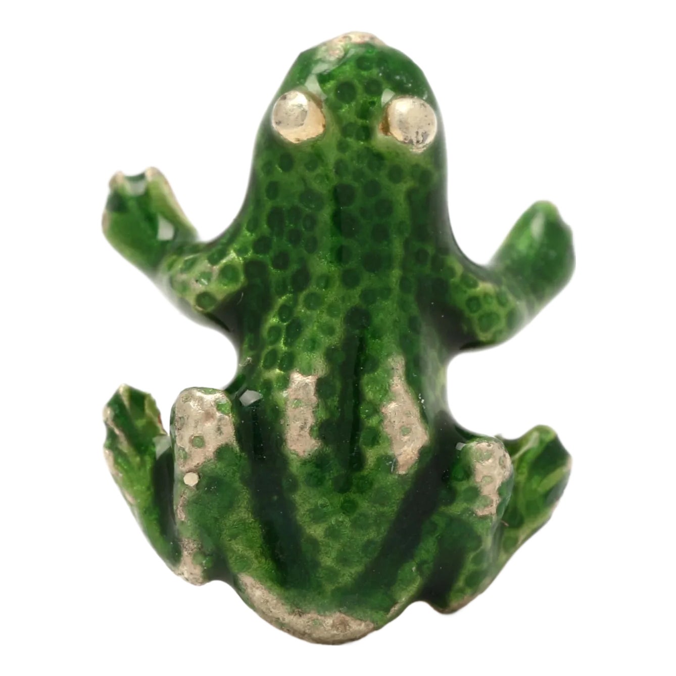 Tiffany & Co Enamel Frog Lapel Pin, 14k Yellow Gold, Length 12.9 Mm ...