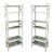 1970s Neo-Classical Style White Faux Bamboo Etageres / Shelves ...